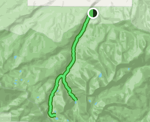 Spanish Lakes and Mirror Lake via South Fork Spanish Creek Trail ...