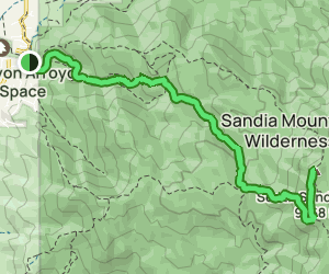 South Sandia Peak via Embudito Trail #192: 362 Reviews, Map - New ...