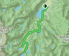 Midnight and Hungry Packer Lake via Sabrina Basin Trail, California ...