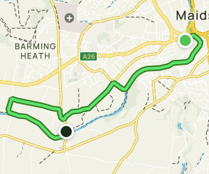Maidstone West to East Farleigh via Medway Valley Rail Trail: 39 foto's ...