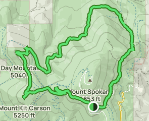 The Mount Spokane Loop Summer Route, Washington - 34 Reviews, Map ...