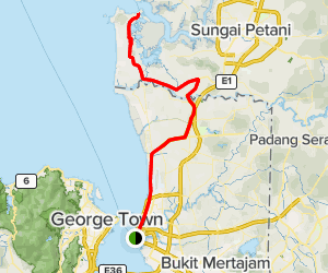 Laluan Berbasikal Tikam Batu - Pantai Merdeka - Penang, Malaysia ...