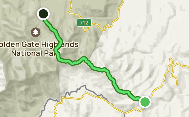 Golden Gate National Park Map