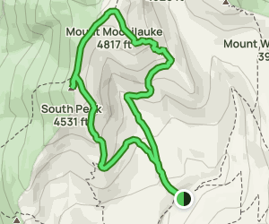 Mount Moosilauke and South Peak Loop | Mapa, Roteiro - New Hampshire ...