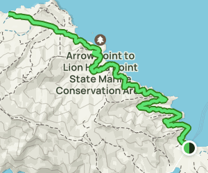 Two Harbors to Parsons Landing via West End Road: 616 Reviews, Map ...