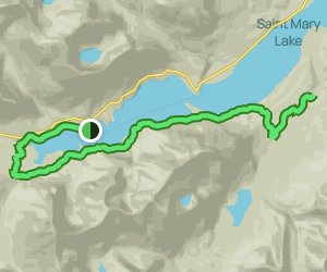 Saint Mary Lake Trail | Mapa, Roteiro - Montana | AllTrails
