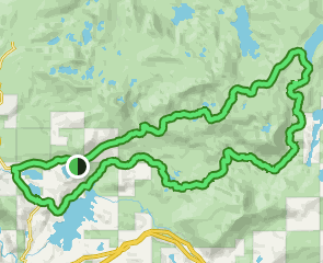 Blue Lake, Beyers Lake, Fordyce, Eagle Lakes, and Spaulding Lake Loop ...