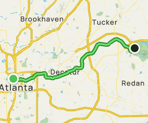 Stone Mountain Trail: Atlanta to Stone Mountain Park: 54 Reviews, Map ...