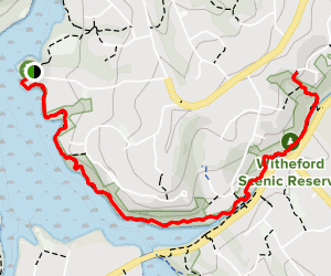 Manuka Reserve to Witheford Scenic Reserve | Mapa, Roteiro - Auckland ...
