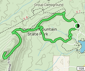 Crowders Mountain Loop via Pinnacle Trail and Turnback Trail: 1507 ...