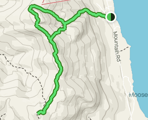 Pleasant Mountain via Bald Peak, Sue's Way, and North Ridge Trail ...