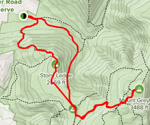 Mount Greylock and Stony Ledge via Hopper Trail and Haley Farm Trail ...