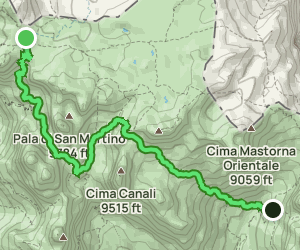 Alta Via 2 Dolomites, Segment IX: Rifugio Rosetta - Rifugio Treviso: 5 ...