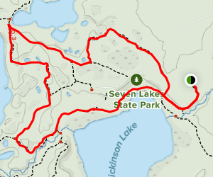 Seven Lakes Green Trail | Map, Guide - Michigan | AllTrails