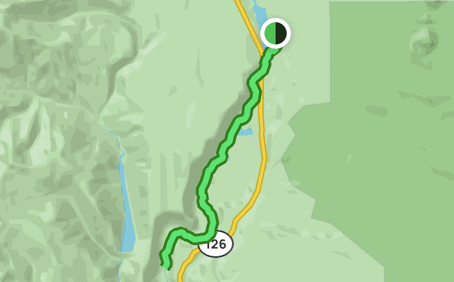 Clear Lake Oregon Map Of Mckenzie