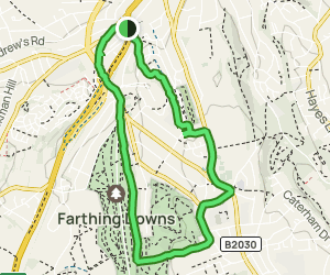 Coulsdon and Farthing Down Circular: 10 Reviews, Map - Surrey, England ...