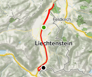 Liechtenstein Nord - Süd von Bendern - Liechtenstein | AllTrails