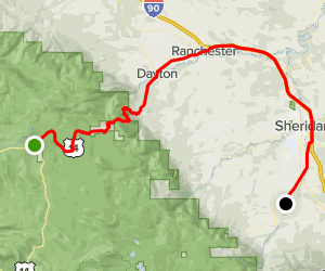Medicine Wheel Passage Scenic Byway: Burgess Junction to Big Horn Lake ...
