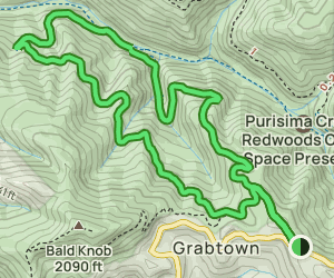 Grabtown Gulch to Purisima Creek Loop [CLOSED]: 1495 Reviews, Map ...