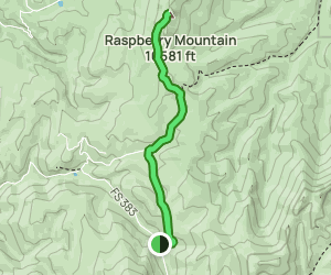 Raspberry Mountain Trail via Ring the Peak Trail: 1587 Reviews, Map ...