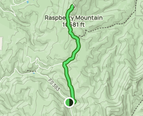 Raspberry Mountain Trail via Ring the Peak Trail, Colorado - 1,739 ...