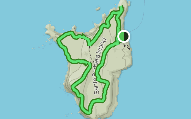 Santa Barbara Island Map
