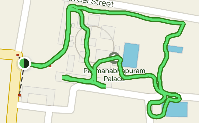 Padmanabhapuram Palace Map