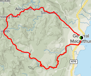 General MacArthur Cycling Trail | Map, Guide - Eastern Samar ...