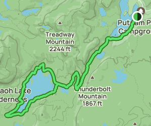 Pharaoh Lake Loop Trail via Grizzle Ocean Trail: 8 Reviews, Map - New ...