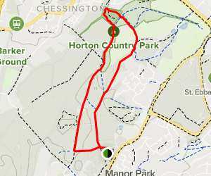 Horton Country Park Circular | Mapa, Roteiro - Surrey, England | AllTrails