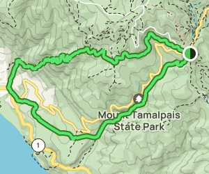 Steep Ravine, Dipsea and Matt Davis Loop from Pantoll Campground: 5167 ...