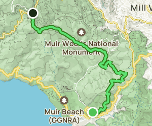 Bay Area Ridge Trail: Mt Tamalpais State Park and Dias Ridge Trail: 57 ...
