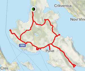 Njivice - Glavotok - Krk - Baška - Vrbnik | Map, Guide - Primorje ...