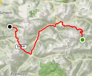 Bike Tour, Tappa 5: Malga Ciapela - Passo Padon - San Cipriano | Map ...