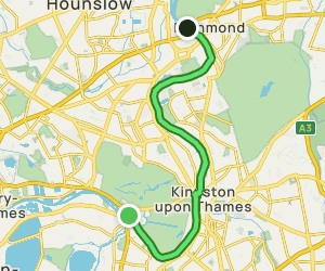 Thames Path: Hampton Court to Richmond: 29 Reviews, Map - Surrey ...