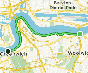 Thames Path: The Thames Barrier to Greenwich: 31 Reviews, Map - London ...