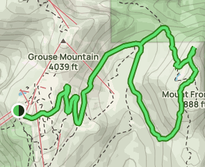 Mount Fromme Loop from Grouse Peak Chalet, British Columbia, Canada ...