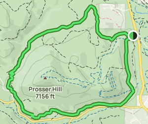 Lower Prosser Traverse, Drunken Deer and Tom's Trail Loop | Map, Guide ...