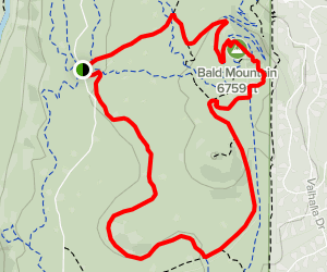 Bald Mountain via Sawtooth, Happy Face, and Bald Mountain Road Loop ...