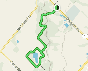 Bruce Trail: Fisher's Pond via Guelph Line, Ontario, Canada - 535 ...