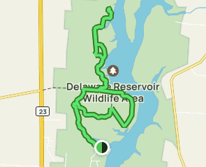 Fisherman's Point via Mink Run, Briar Patch, and Lakeview Trail, Ohio ...