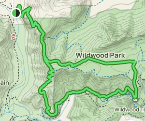 Canyon Overlook to Mesa, Tepee Trail, and Lizard Rock Trail Loop: 260 ...