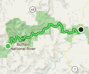 Ponca to Pruitt via Buffalo River Trail: 178 Reviews, Map - Arkansas ...