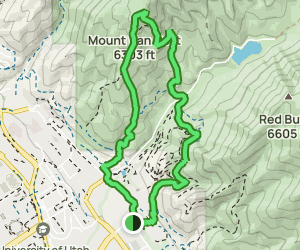 Mount Van Cott via Red Butte Canyon Trail Loop: 388 Reviews, Map - Utah ...