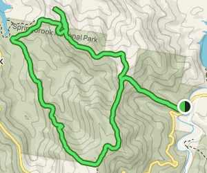 Pages Loop via Springbrook Road | Mappa, Guida - Queensland, Australia ...