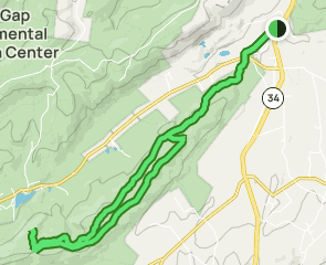 Appalachian, Pole Steeple, and Piney Mountain Ridge Trail via Route 34 ...