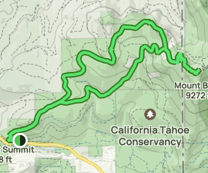 Brockway Summit to Mount Baldy Loop: 122 Reviews, Map - California ...