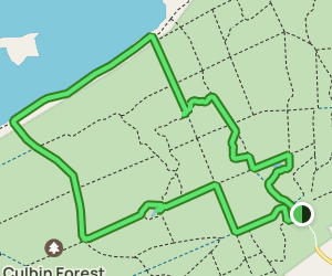 Culbin Forest, Hill 99, and The Gut Circular | Mapa, Roteiro - Moray ...