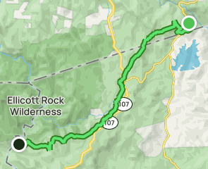 Foothills Trail: Upper Whitewater Falls to Burrell's Ford Rd, North ...