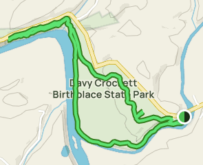 Davy Crockett Birthplace State Park Loop, Tennessee - 31 Reviews, Map ...